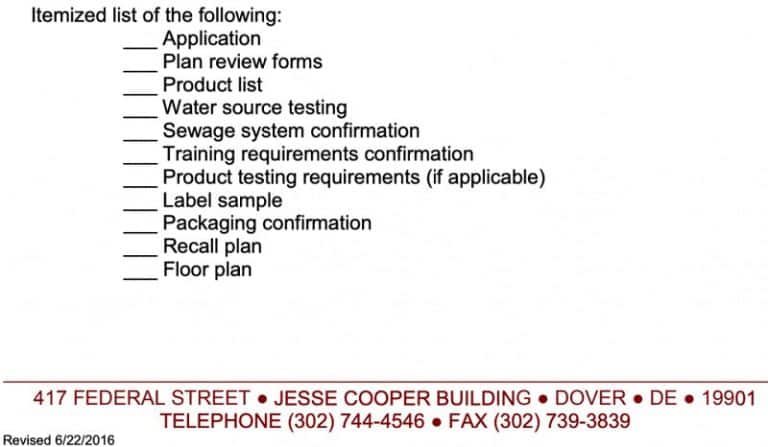 Delaware Cottage Food Laws - Cottage Food Laws By State